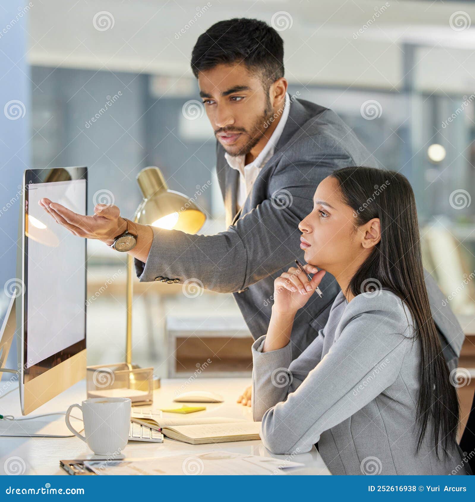 One Small Contribution Can Make a Big Difference. a Young Businessman ...