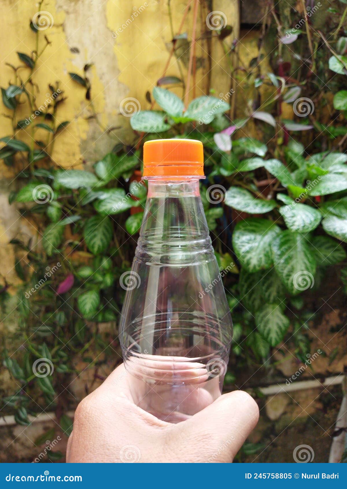 Half A Liter Of White Milk In A Transparent Jug Stock Photography ...