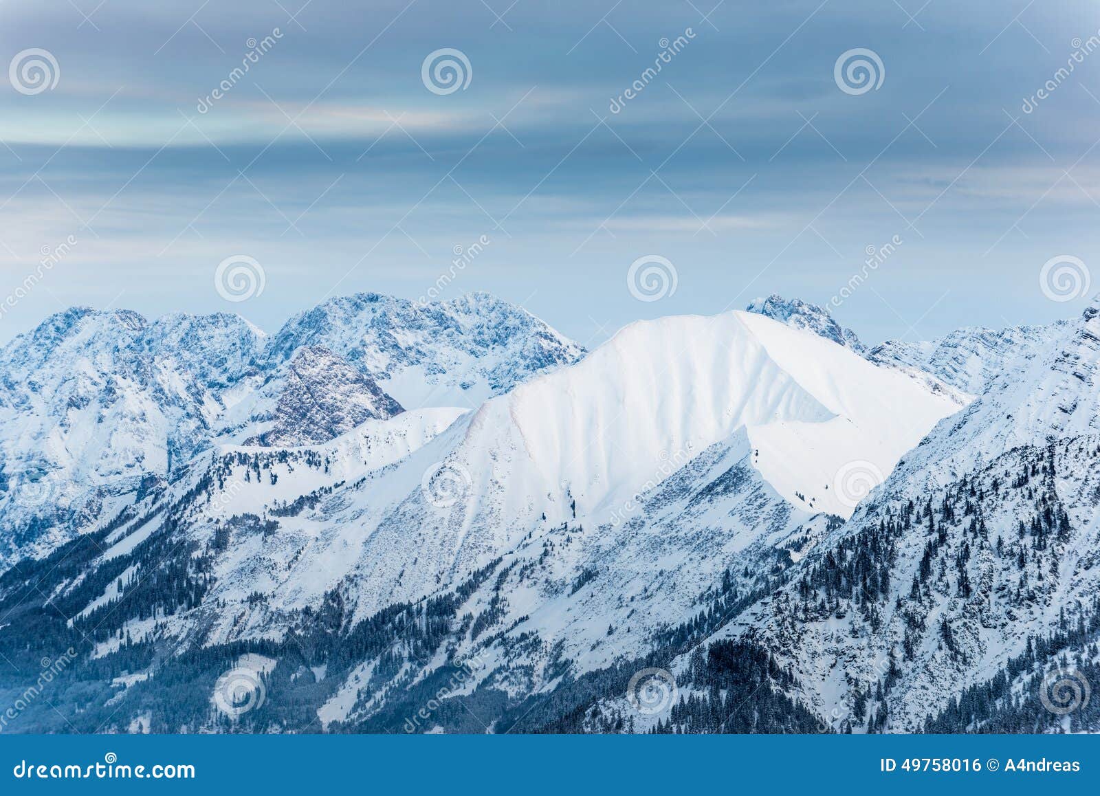 One smooth snowy mountain stock photo. Image of glacier - 49758016