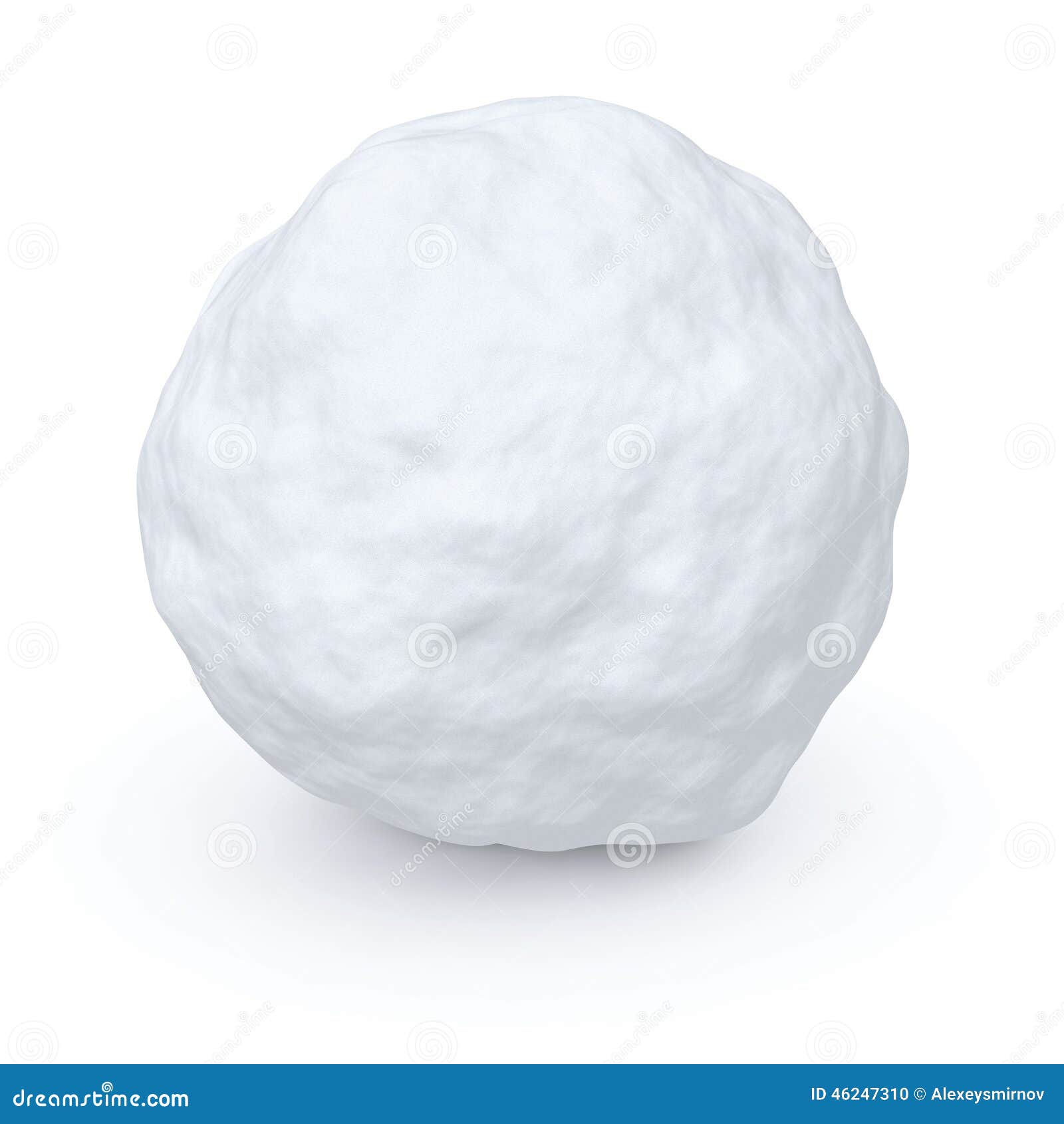 One snowball stock illustration. Illustration of symbol - 46247310
