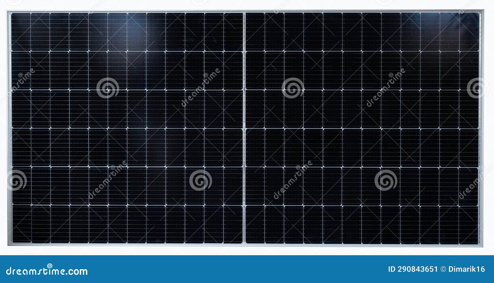 One solar panel frame stock image. Image of solar, photogalvanic ...