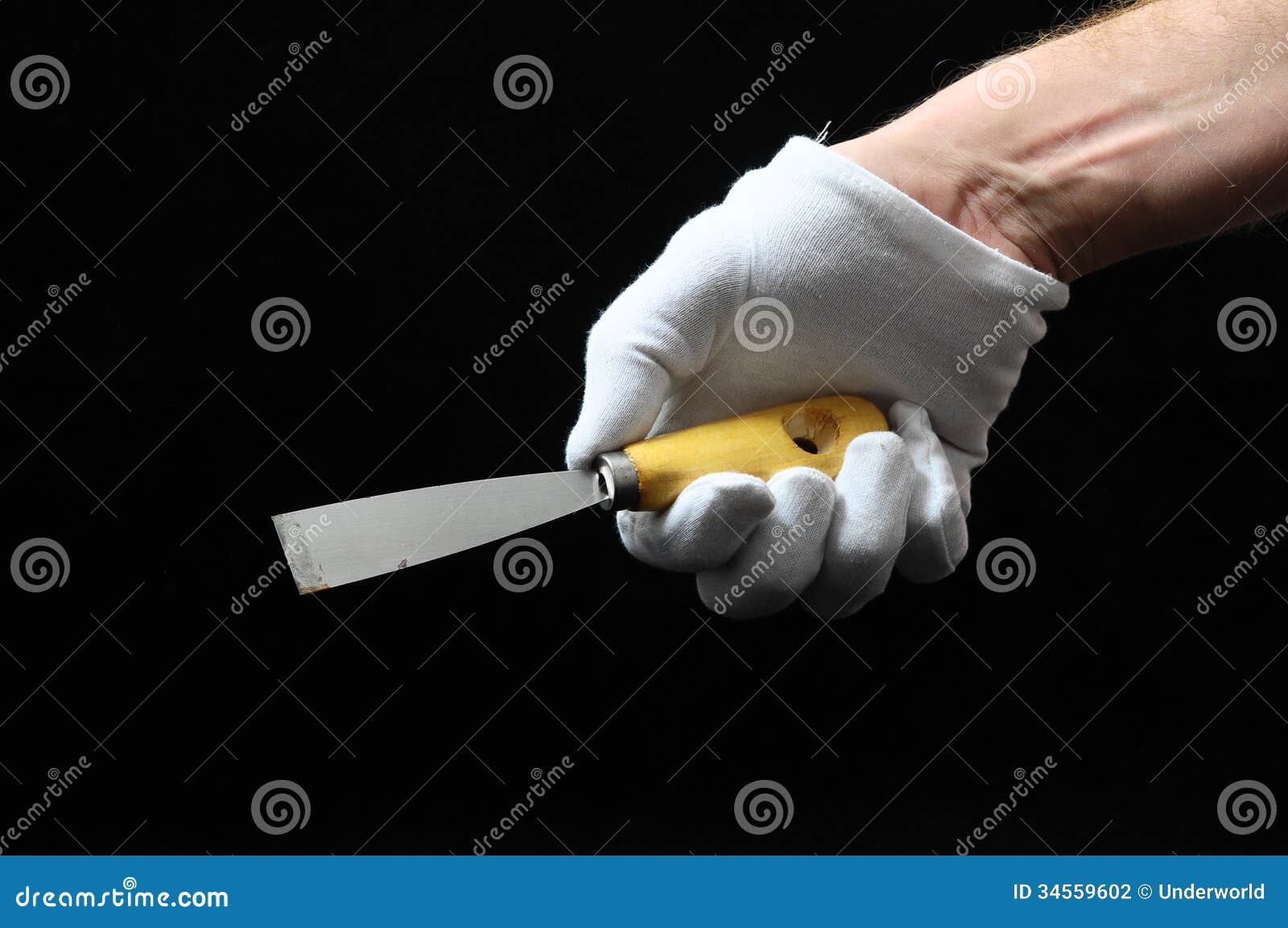 One Spatula and a Hand stock photo. Image of instrument - 34559602