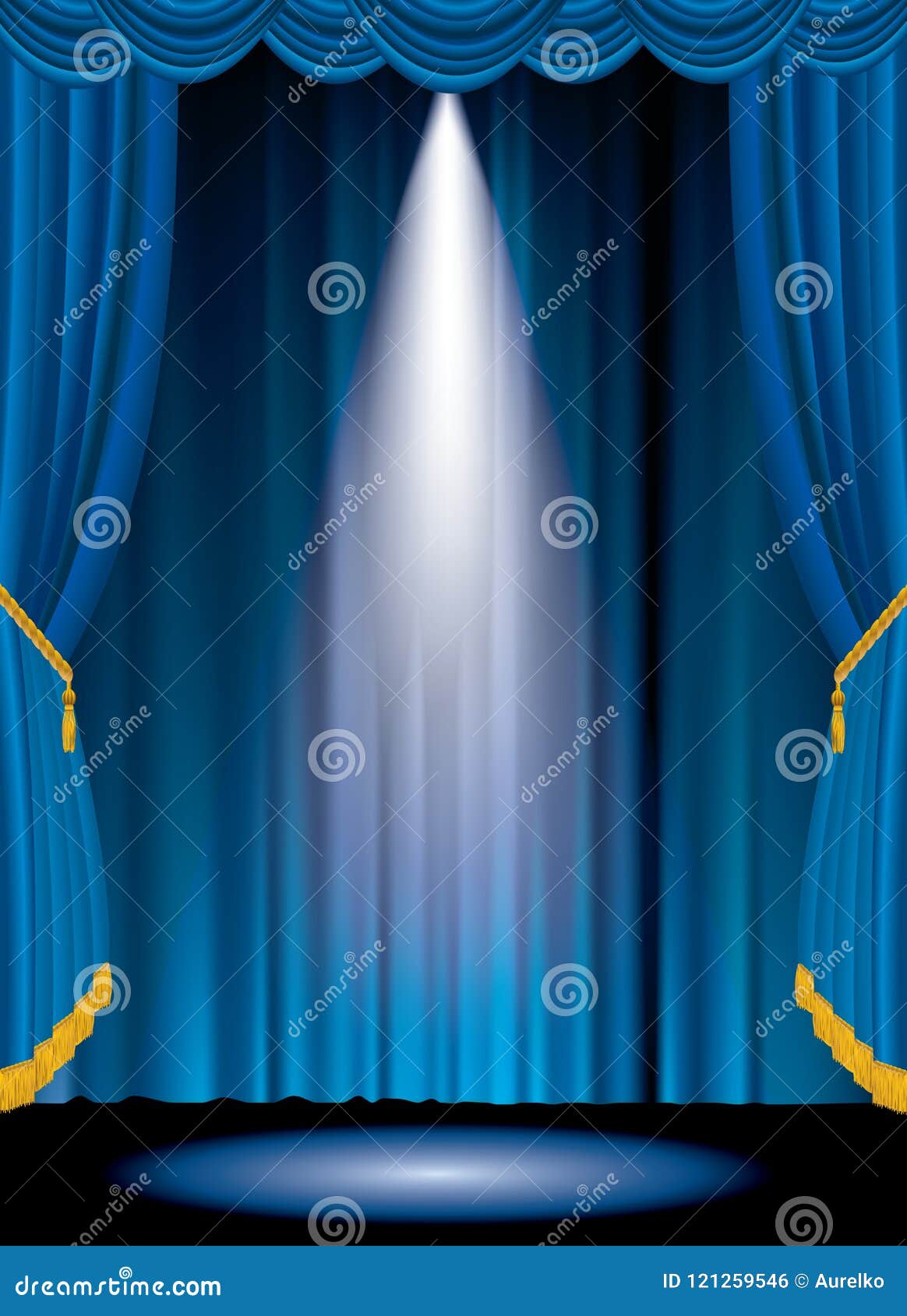 One spot on blue vertical stock vector. Illustration of entrance ...