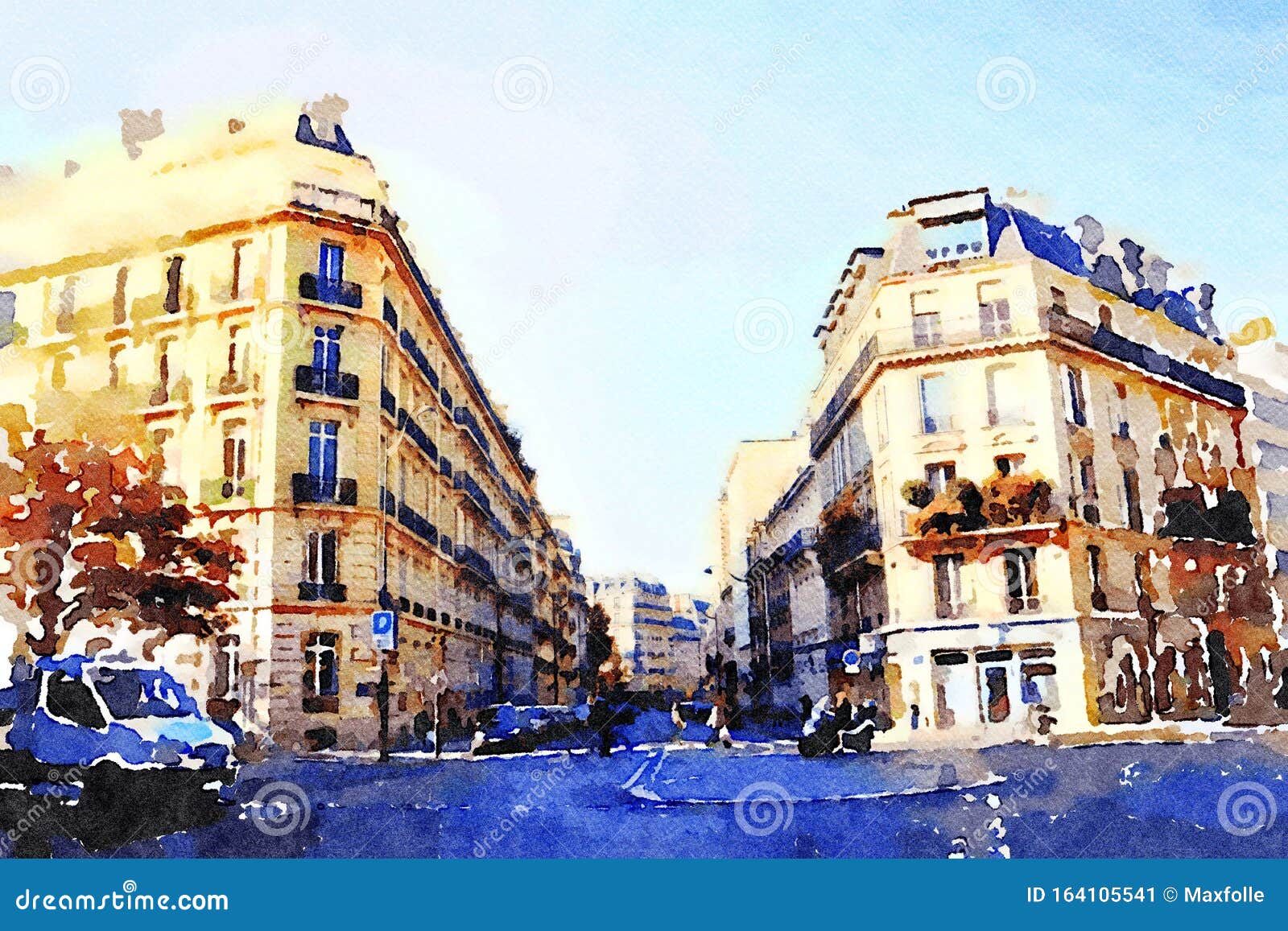 One of the Squares in the Center of Paris Stock Image - Image of french ...