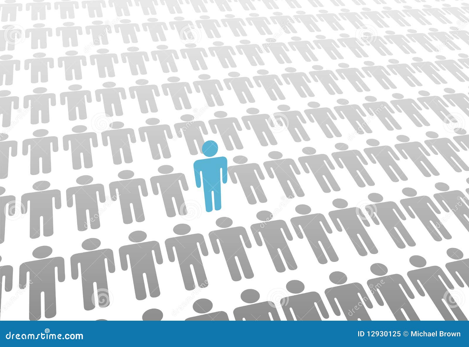 Initiative Person Standing Up. Stock Photography | CartoonDealer.com ...