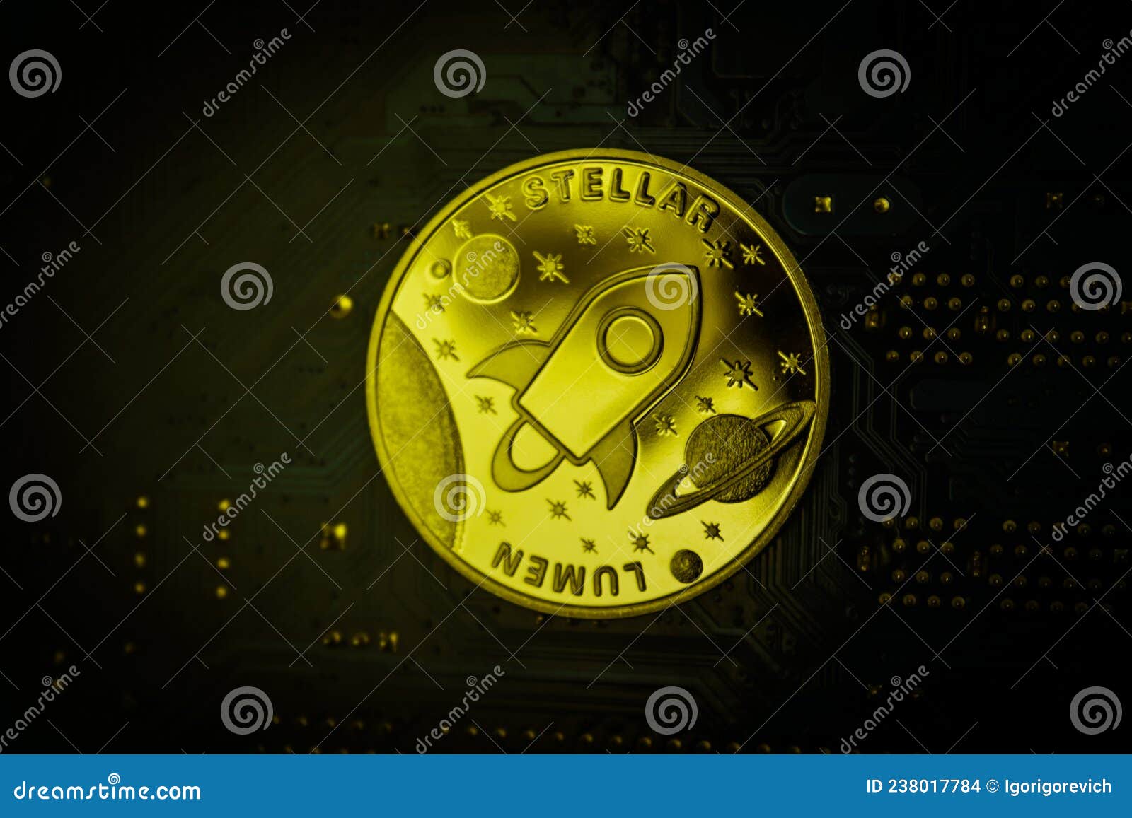 Stellar Coin Crypto Trading Chart For Buying And Selling XLM. F Royalty ...