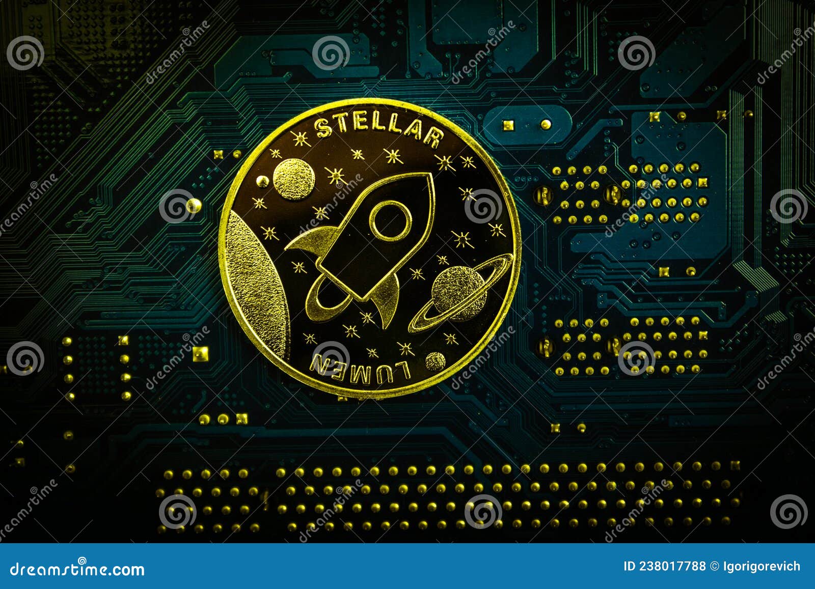 Stellar Coin Crypto Trading Chart For Buying And Selling XLM. F Royalty ...