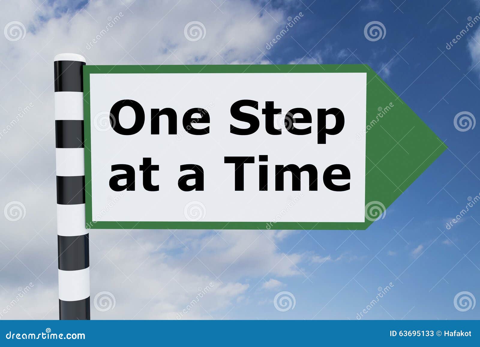 One Step at a Time concept stock illustration. Illustration of career ...