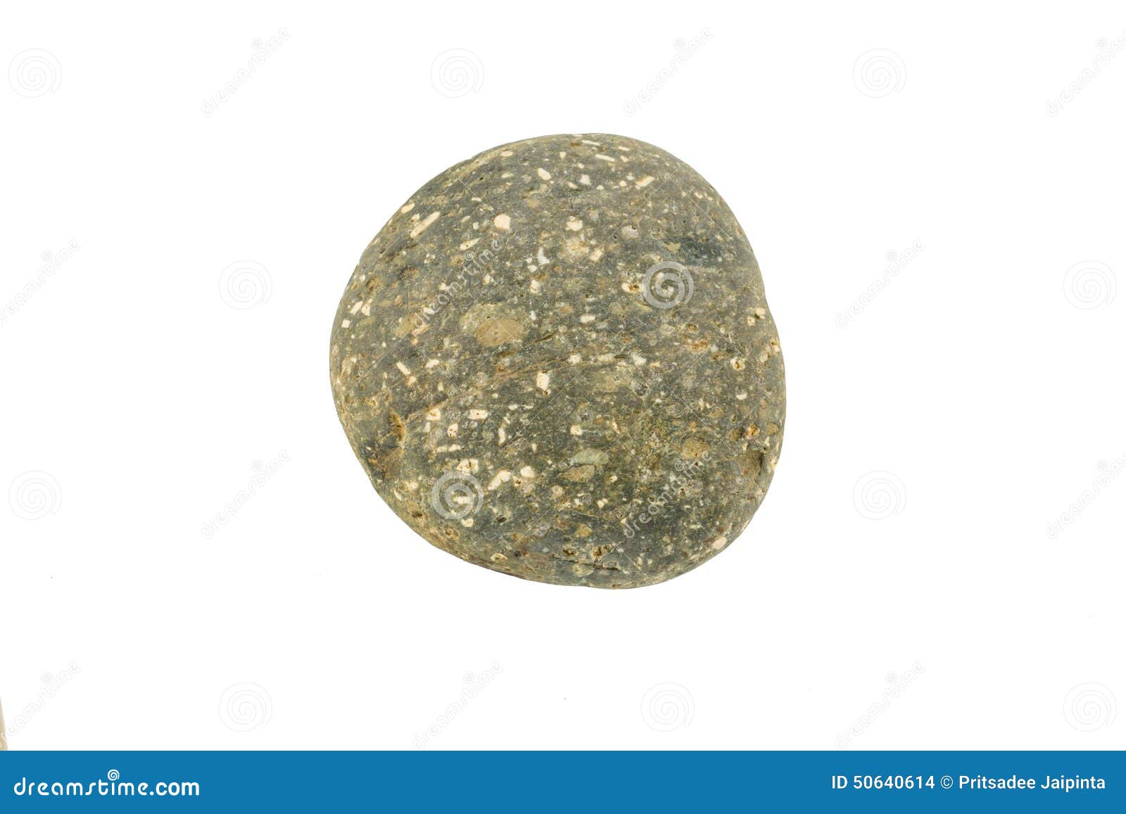 One Stone Isolated on a White Stock Photo - Image of gray, detail: 50640614
