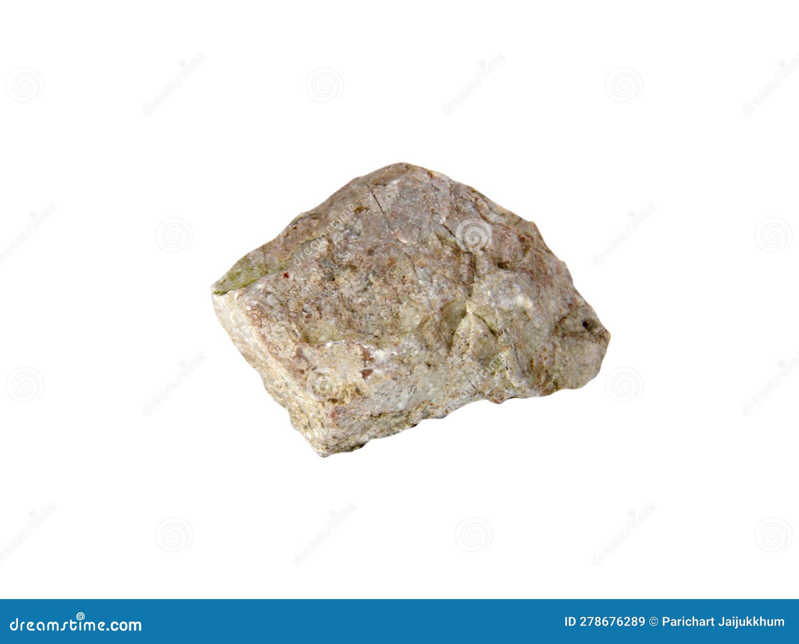 One Stones Isolated on White Background with Clipping Path.Selection Focus Stock Image - Image ...