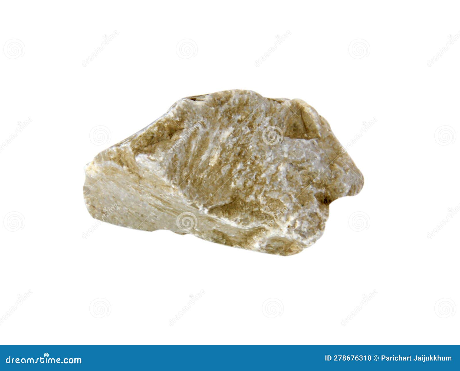 One Stones Isolated on White Background with Clipping Path.Selection Focus Stock Photo - Image ...