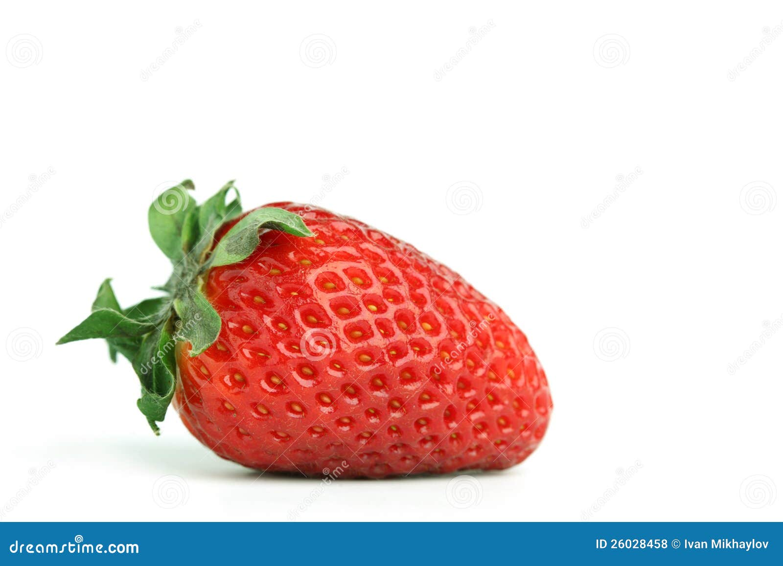 One strawberry stock photo. Image of freshness, beautiful - 26028458