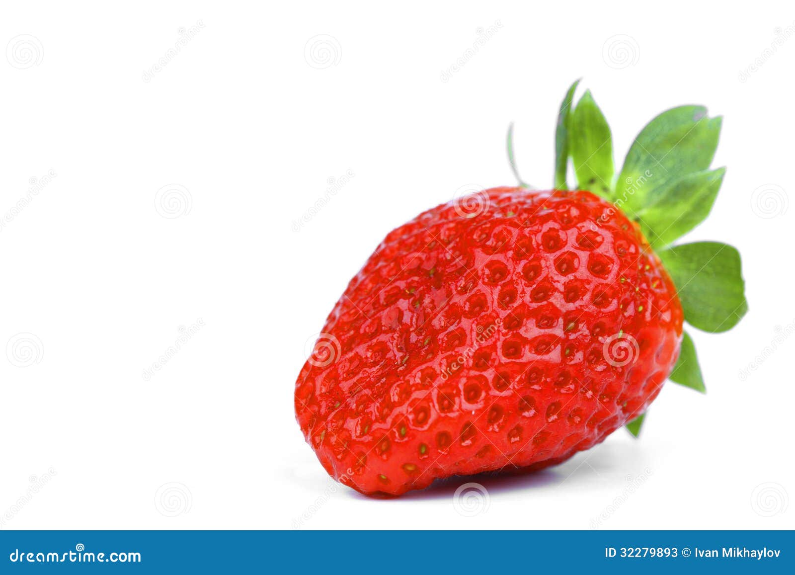 One strawberry stock image. Image of abstract, drink - 32279893