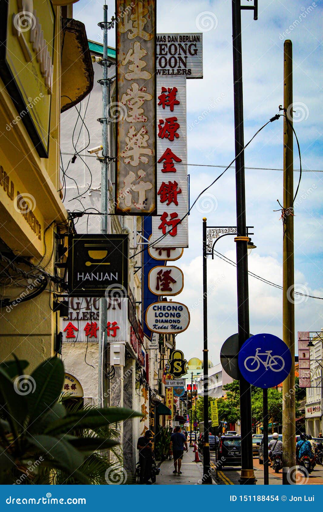 One of the Street of Penang Road Editorial Stock Image - Image of ...