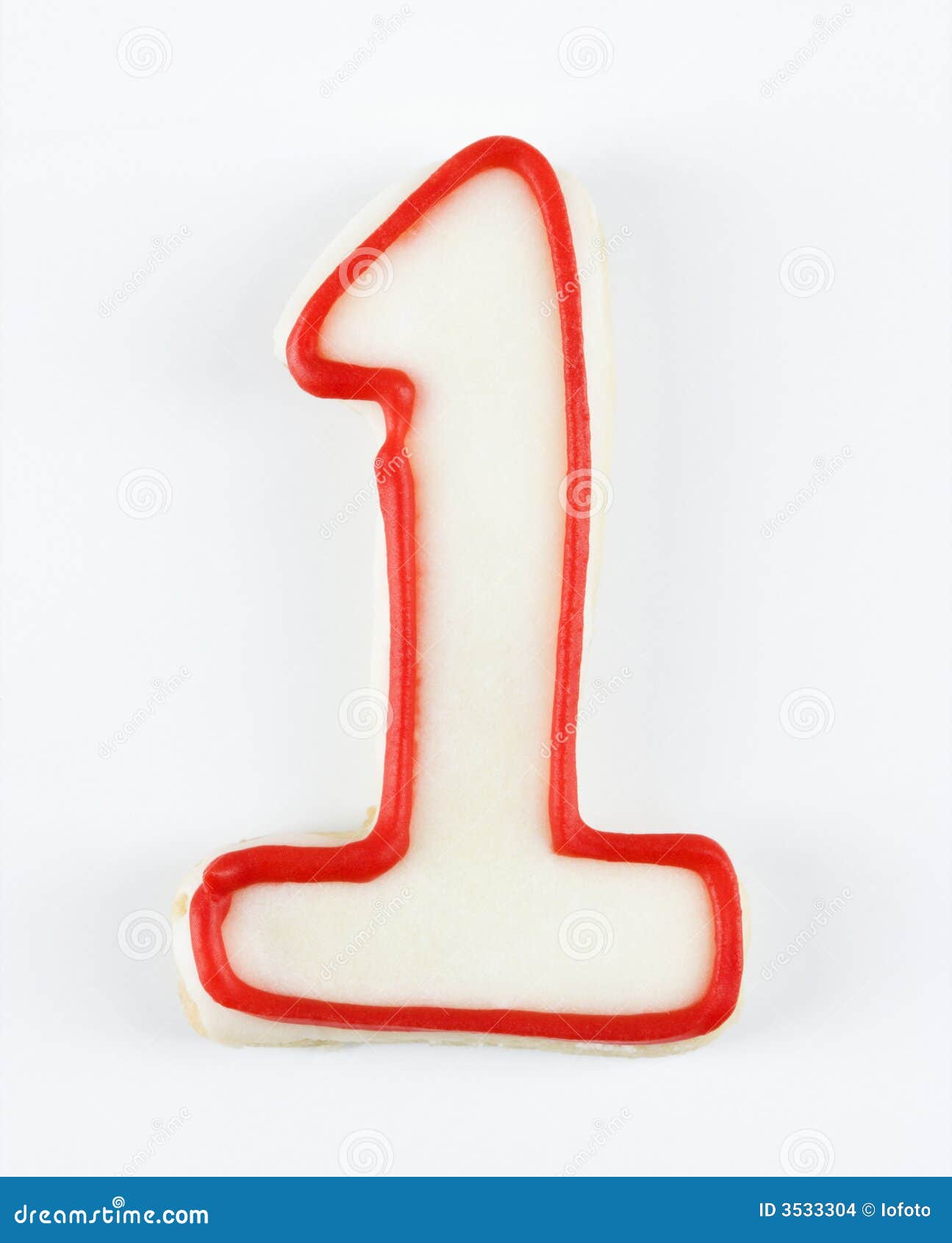 One sugar cookie. stock photo. Image of cutout, sweets - 3533304