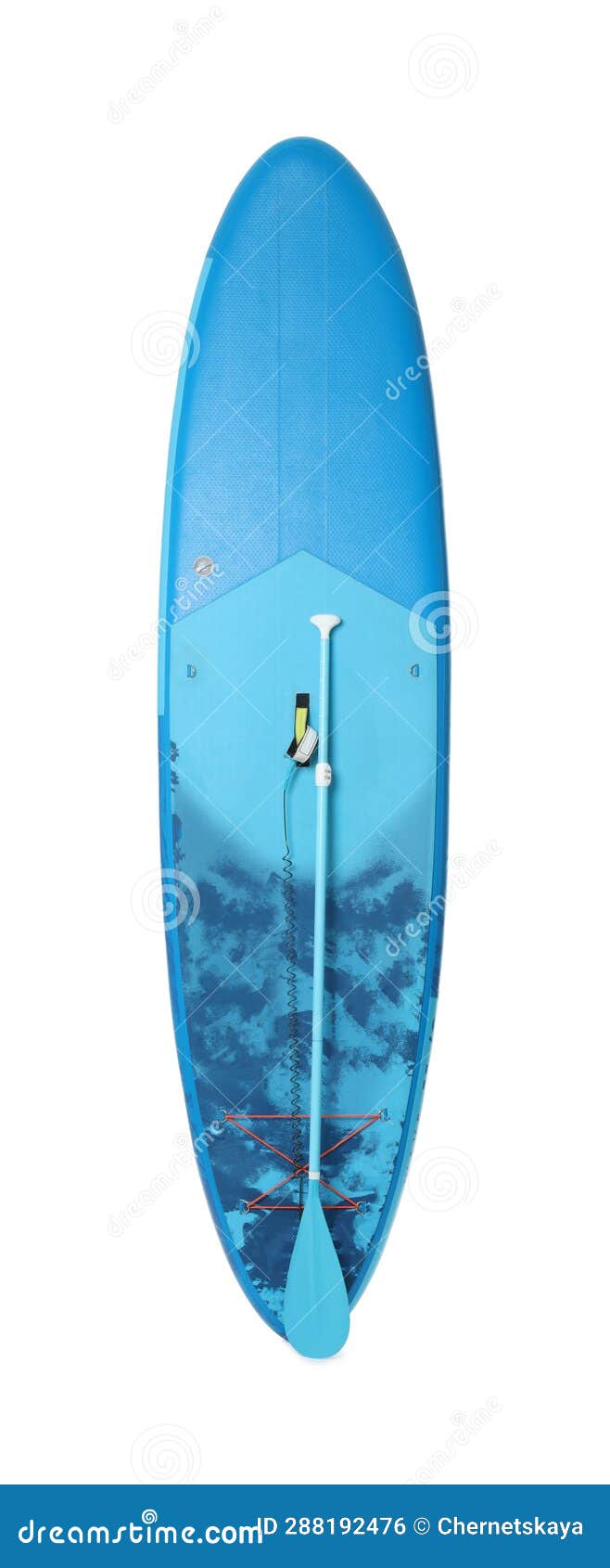 One SUP Board Isolated on White. Water Sport Stock Photo - Image of ...