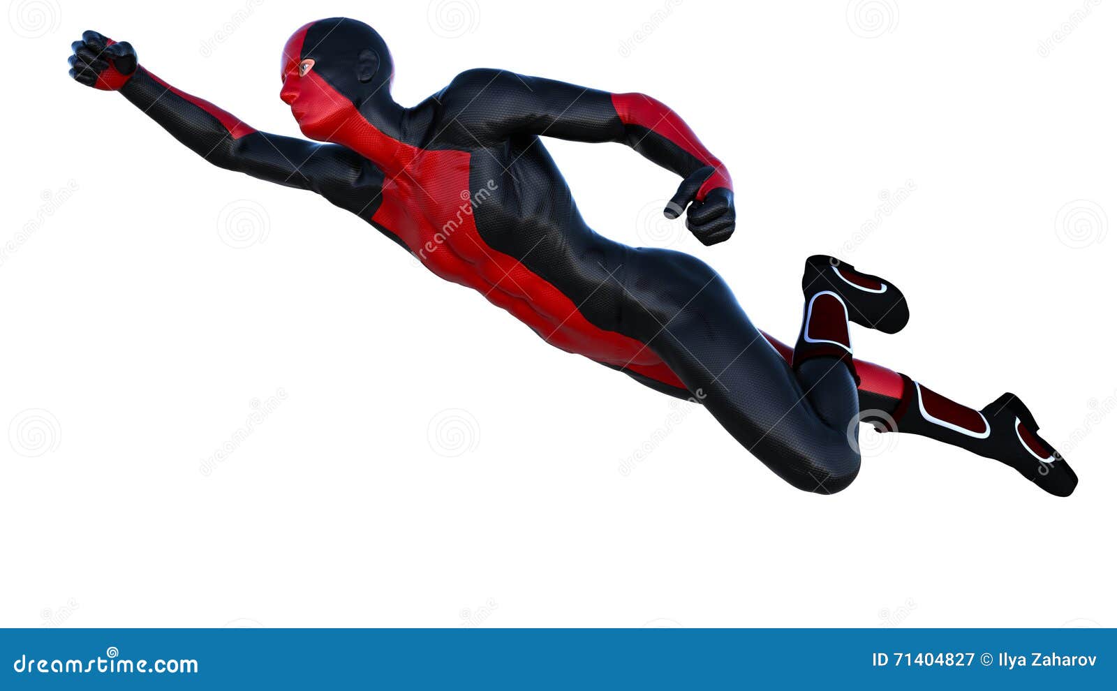 Superhero Side Profile Silhouette Vector Illustration | CartoonDealer ...