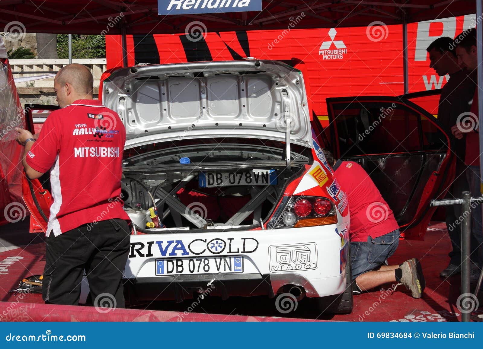 One of the Teams for Assistance during the Rally Editorial Stock Image ...