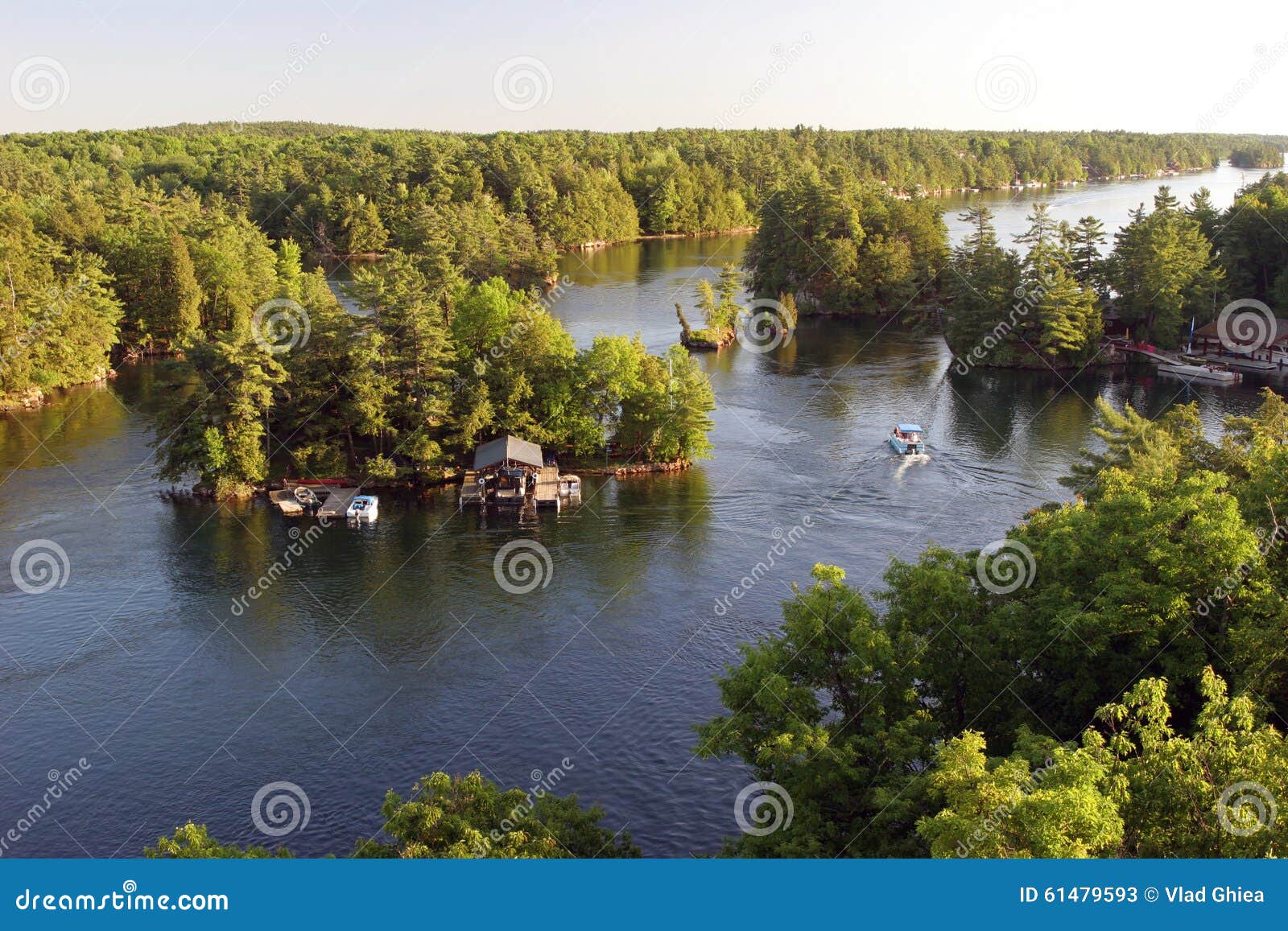 One Thousand Islands, Ontario, Canada Stock Image - Image of canada ...