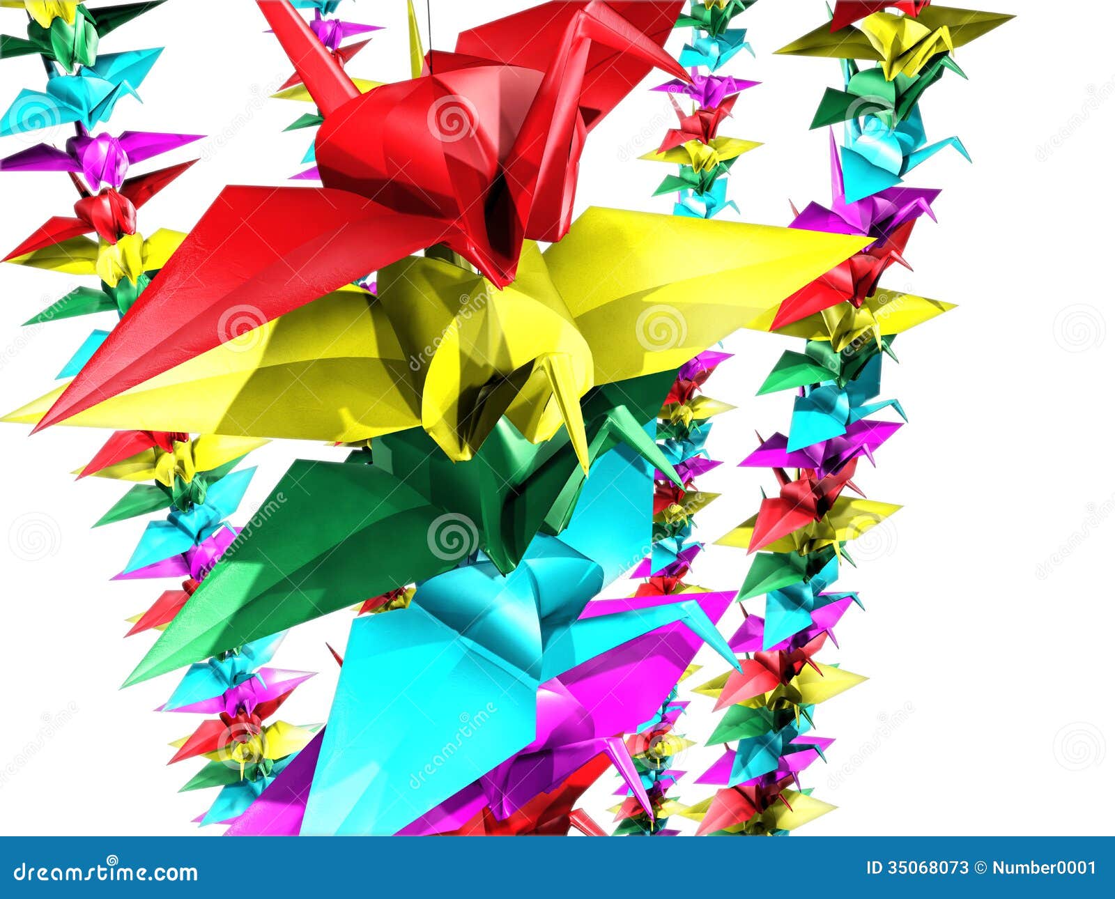 One Thousand Paper Cranes Royalty-Free Stock Photography ...