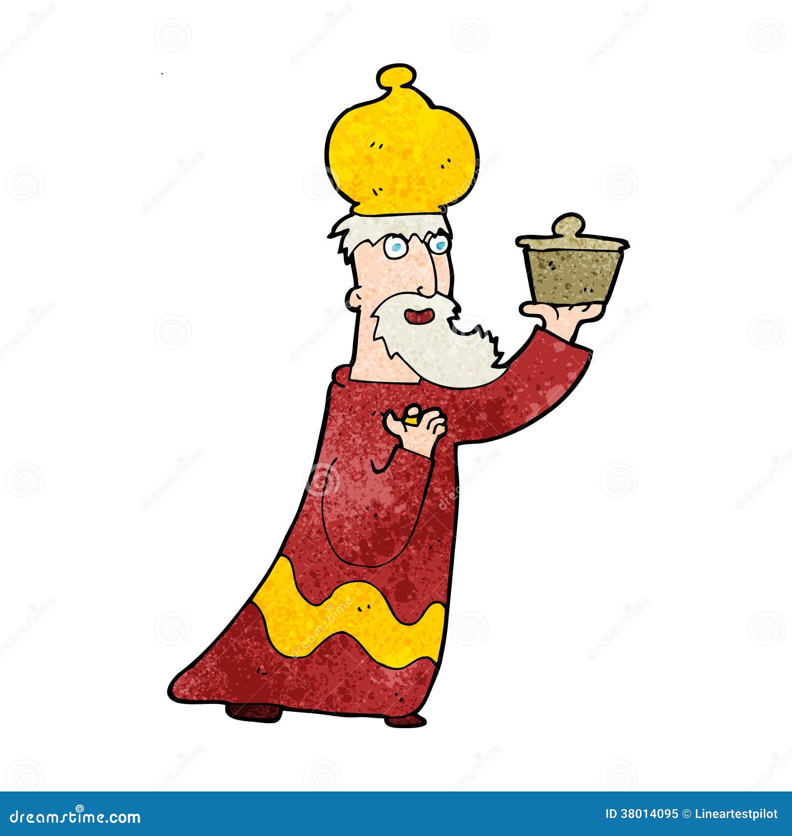 One of the three wise men stock vector. Illustration of retro - 38014095