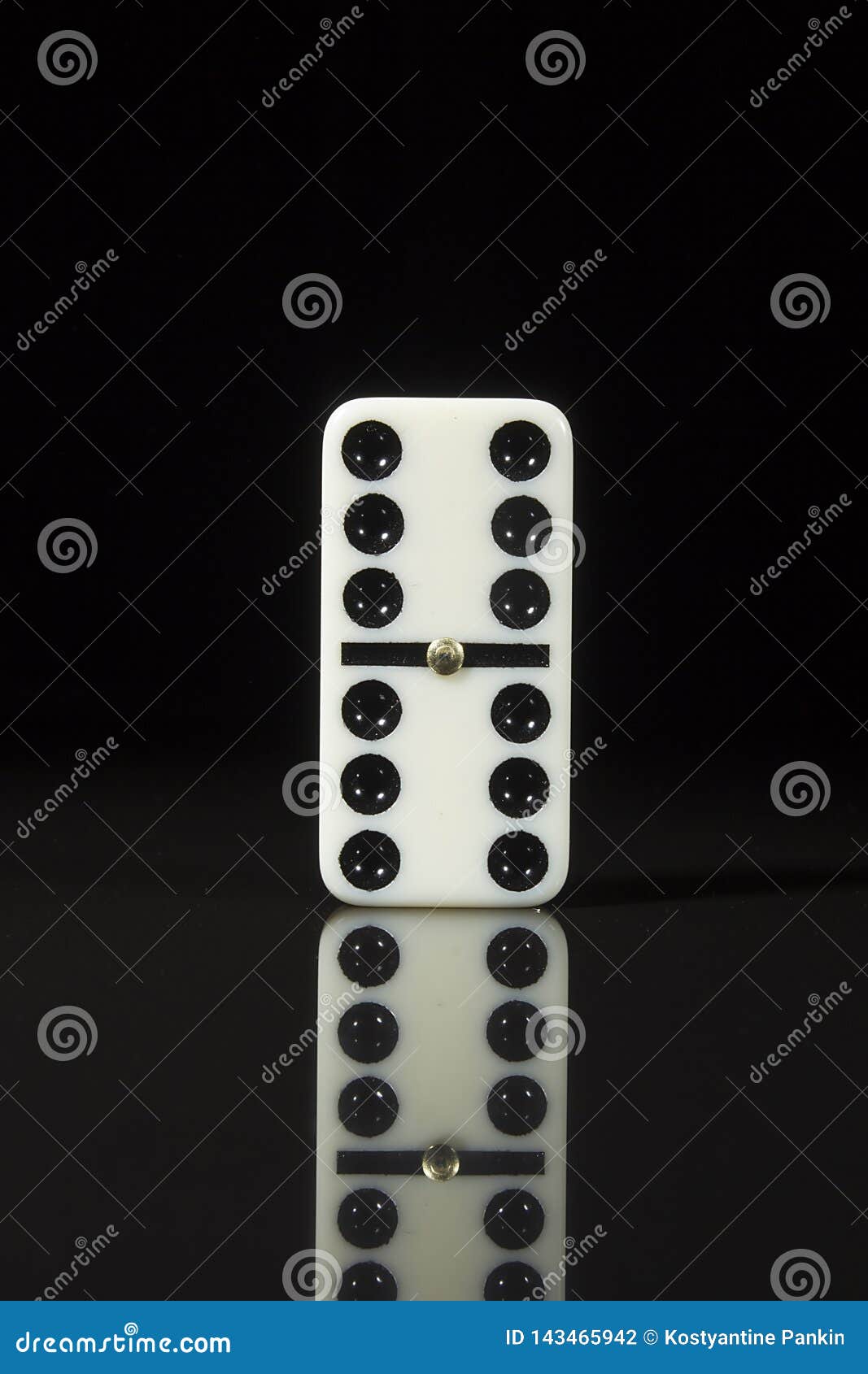 One tile dominoes stock photo. Image of studio, game - 143465942