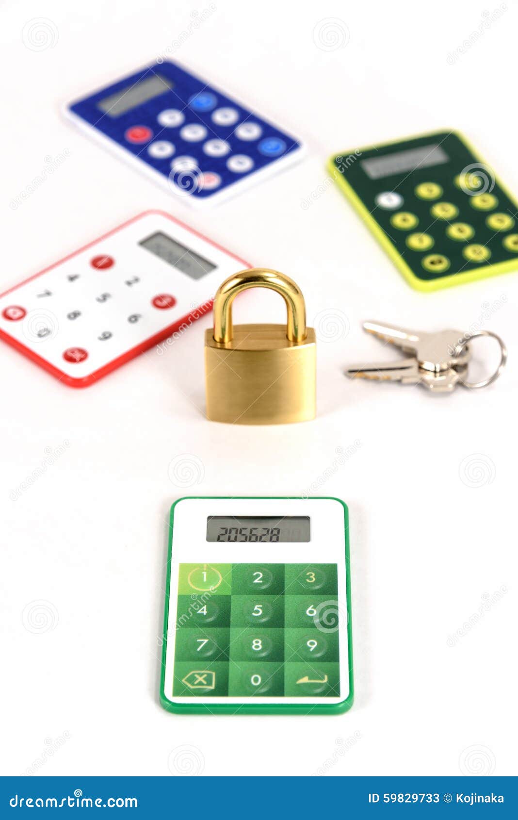 One Time Password Card. stock image. Image of passcode - 59829733