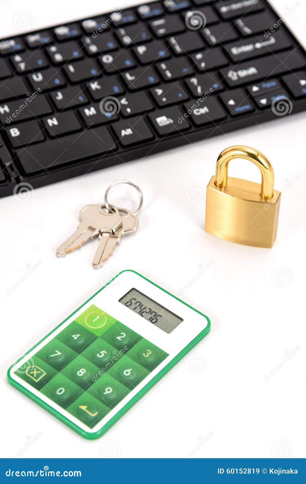 One Time Password Card. stock image. Image of secured - 60152819