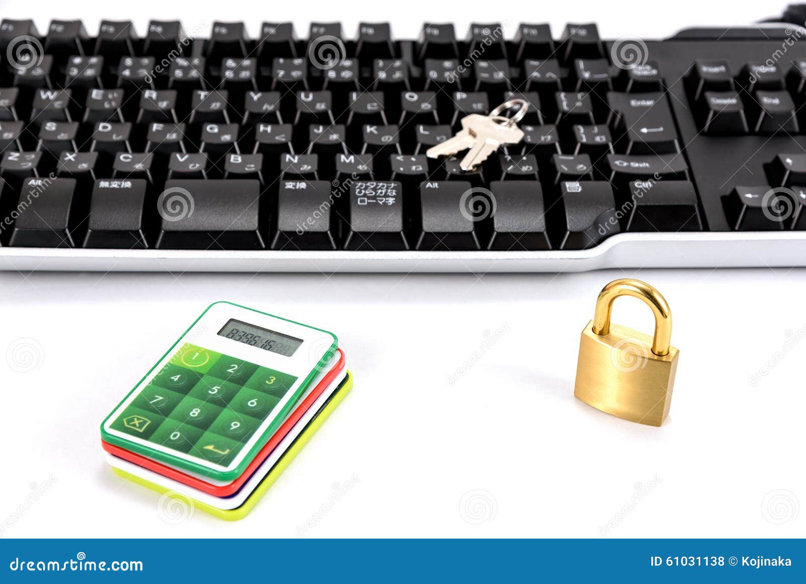 One Time Password Card. stock photo. Image of authentication - 61031138