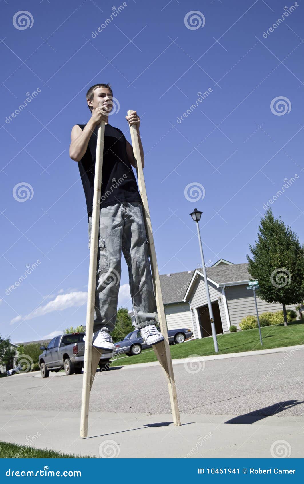 One Time Quick Around the Block Stock Image - Image of photograph ...