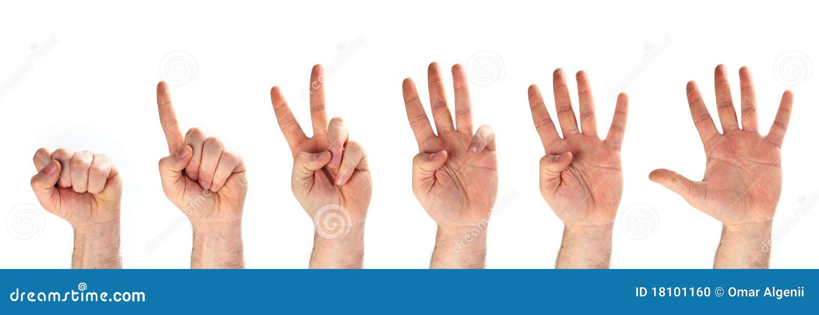 From one to six stock photo. Image of view, numerical - 18101160