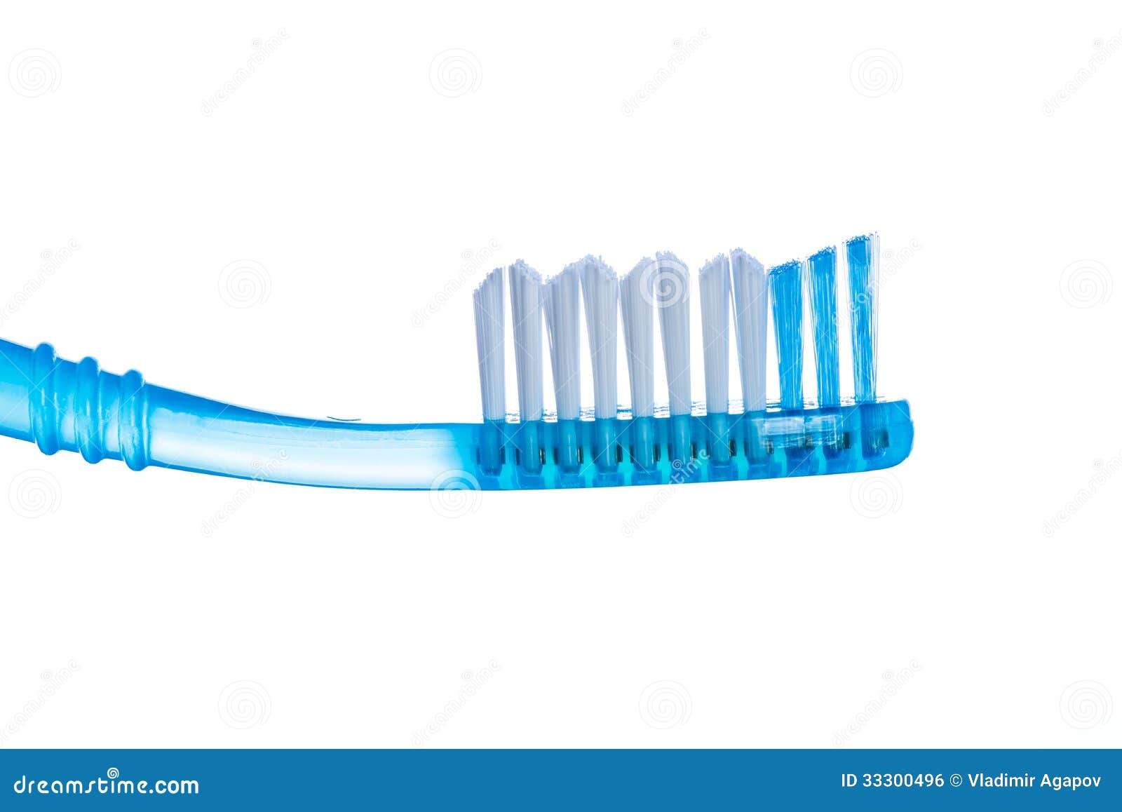 One Toothbrush Over White Background Stock Photo - Image of clean ...