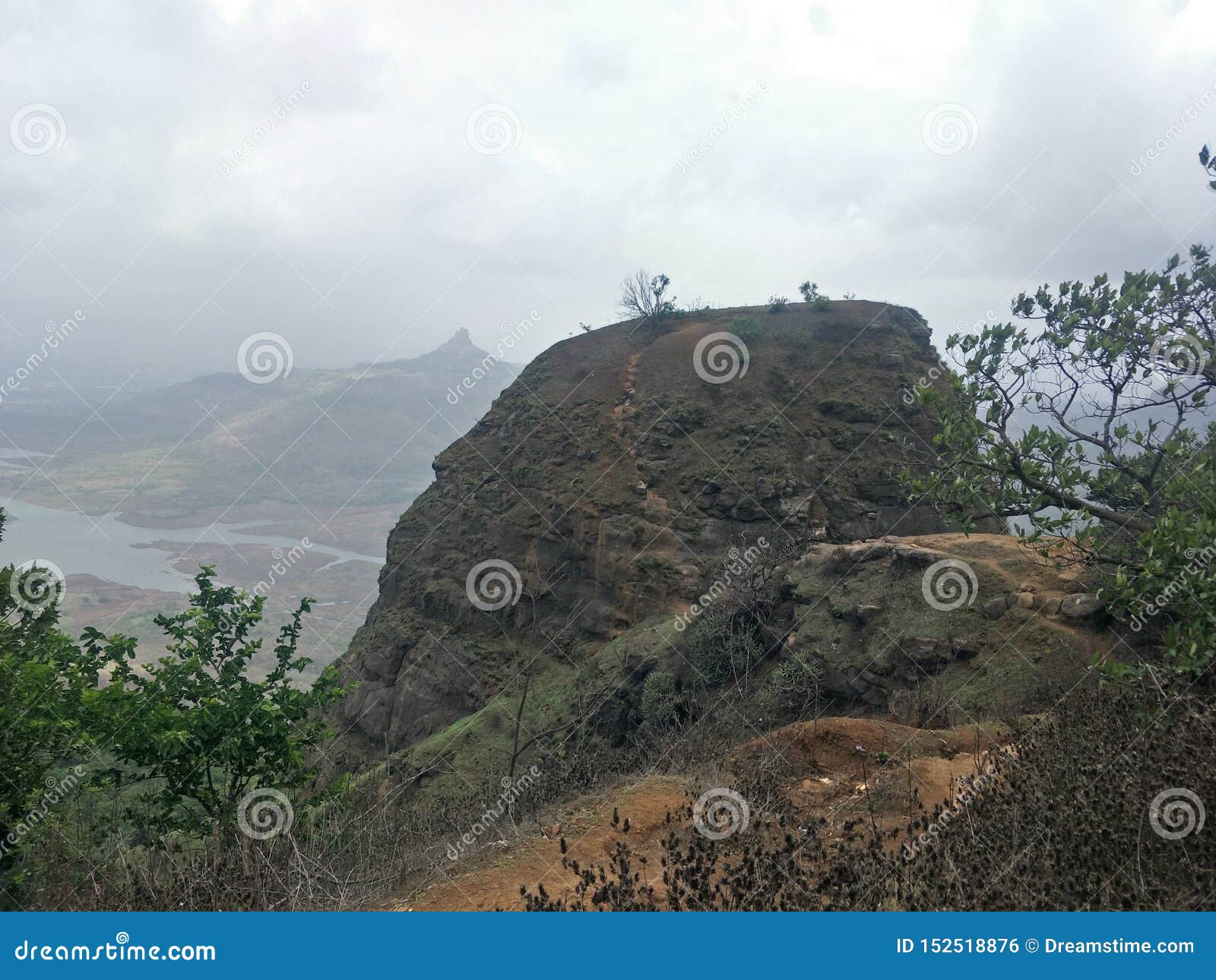 One Tree Hill Point View, Matheran, Mumbai Stock Photo - Image of ...