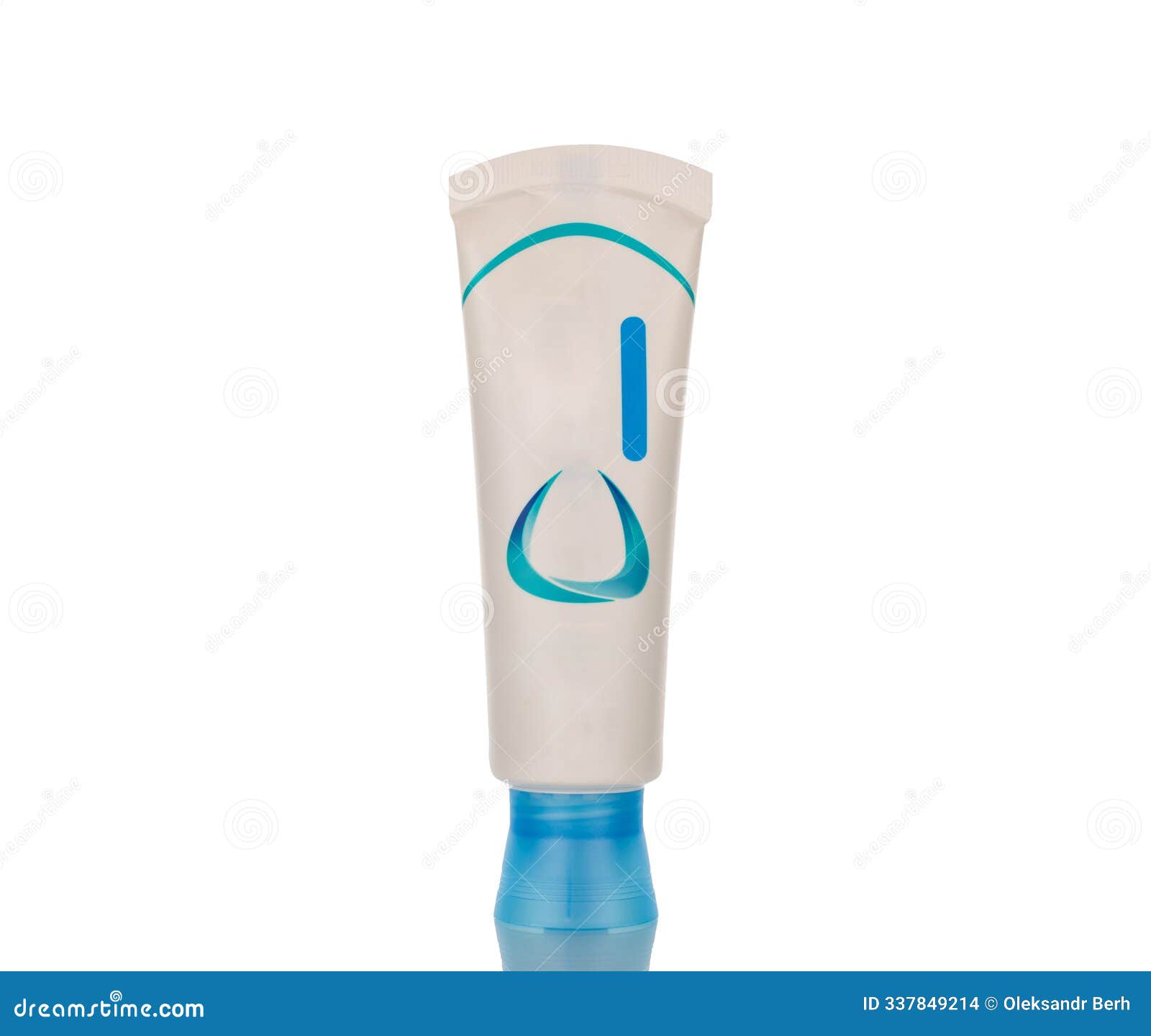 One Tube of Toothpaste, Macro, Isolated on White Background. Stock ...