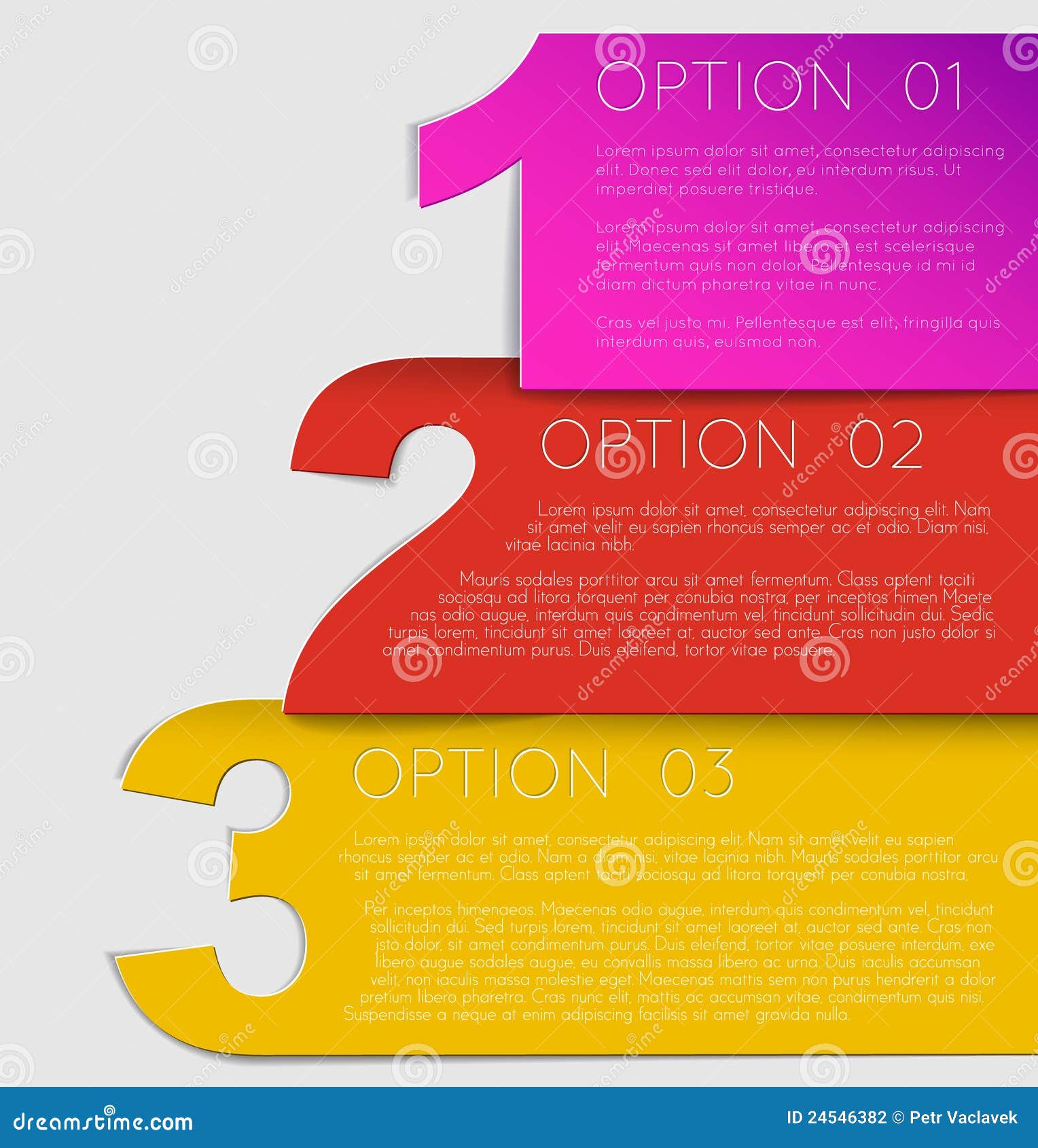 One Two Thre - Vector Progress Background Stock Illustration ...