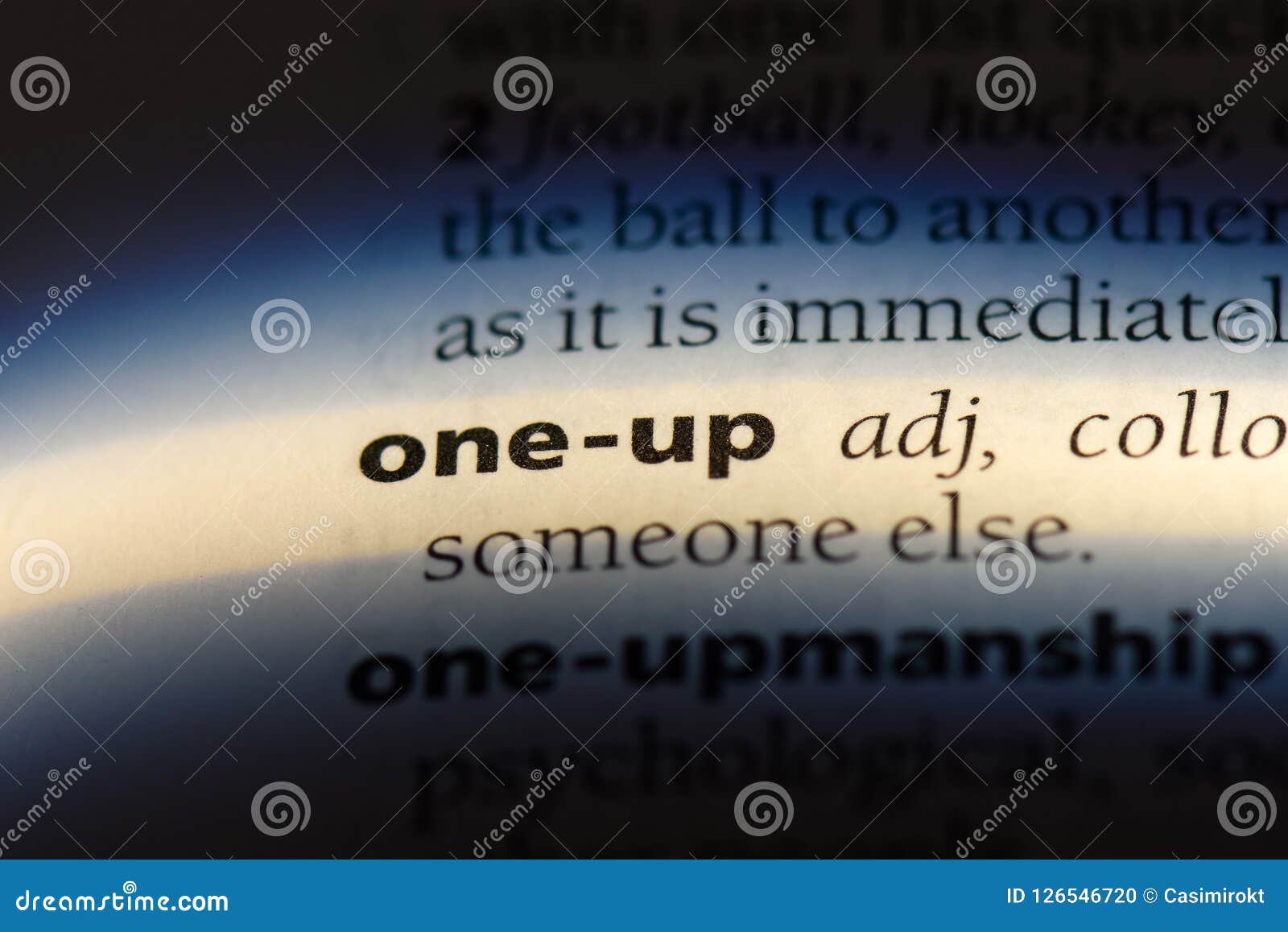 One up stock photo. Image of book, closeup, idea, page - 126546720