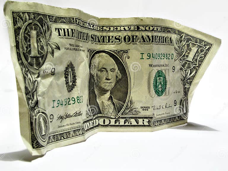 One US dollar stock image. Image of green, struggle, pocket - 43295