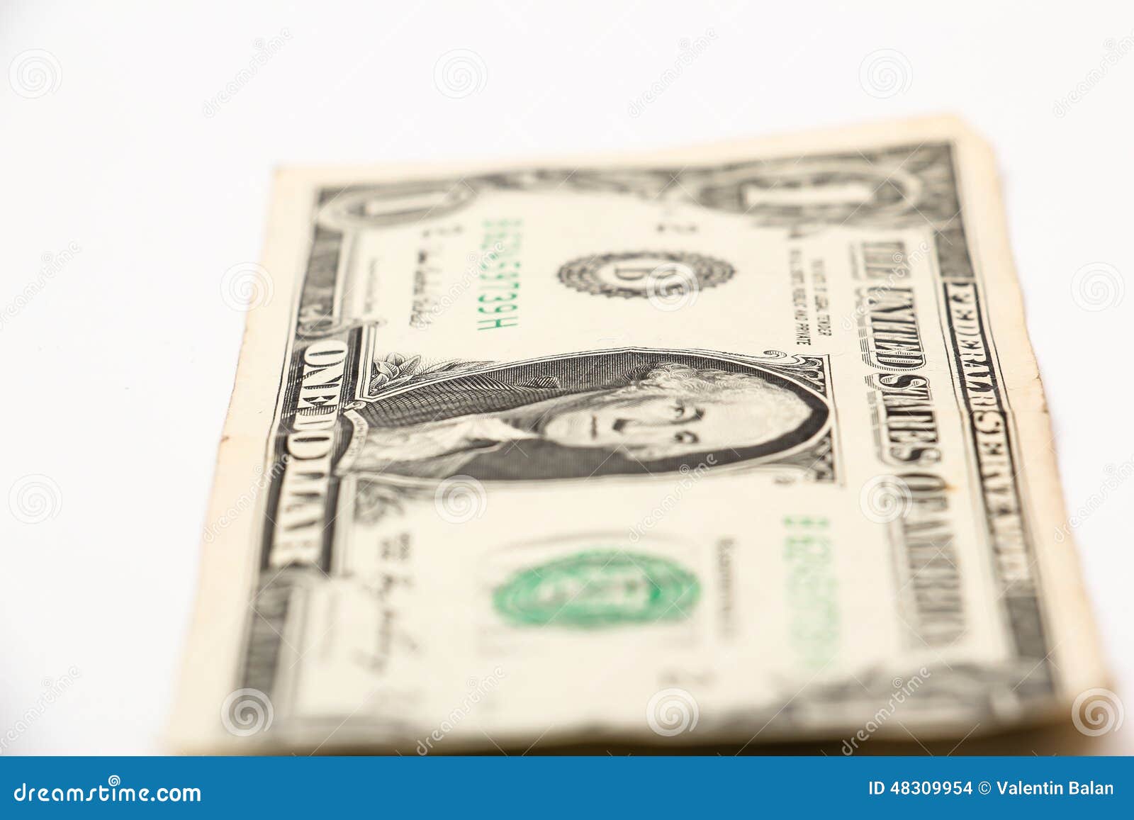 One US dollar stock photo. Image of money, payment, savings - 48309954
