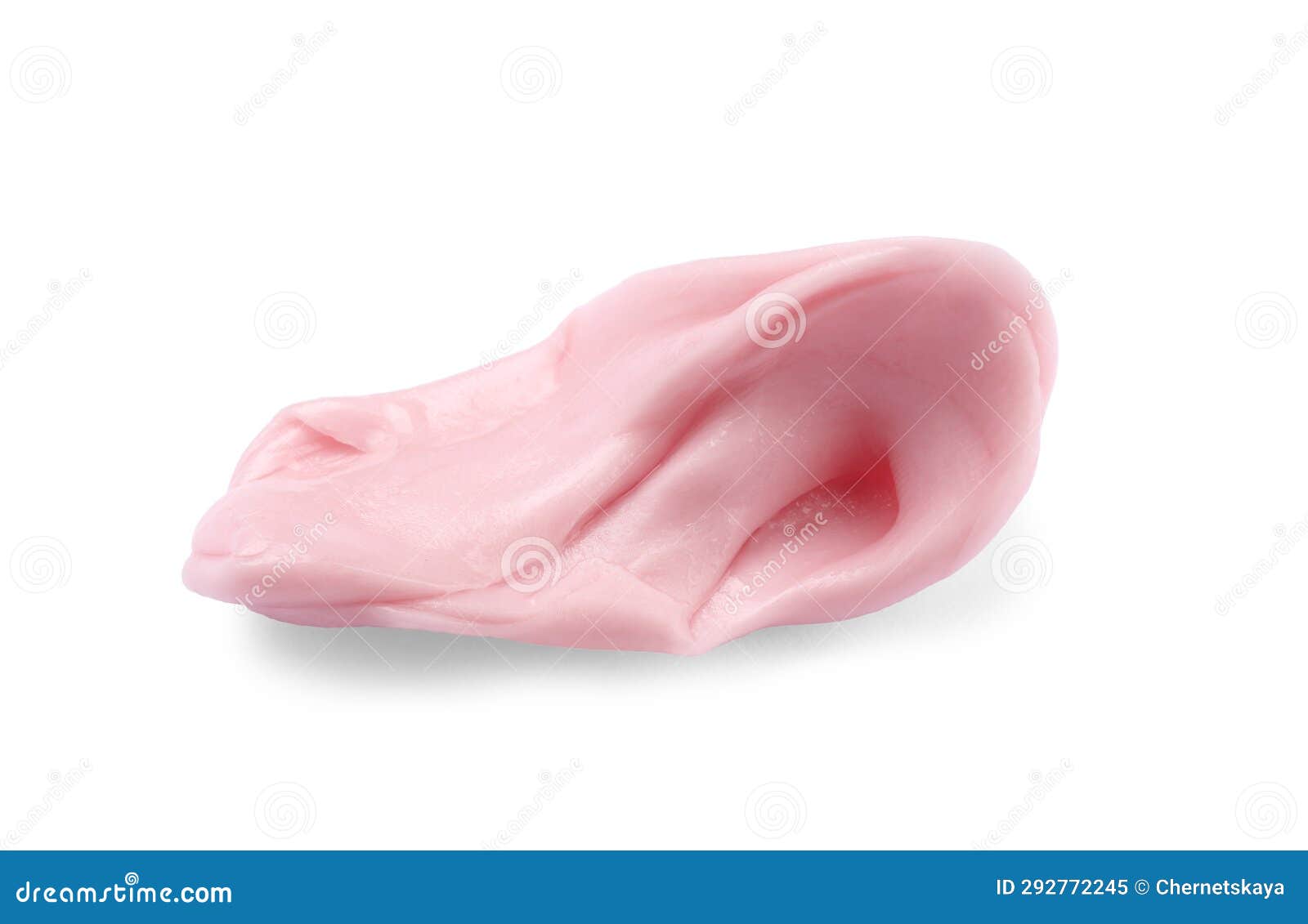 One Used Chewing Gum Isolated on White Stock Image - Image of fruity ...