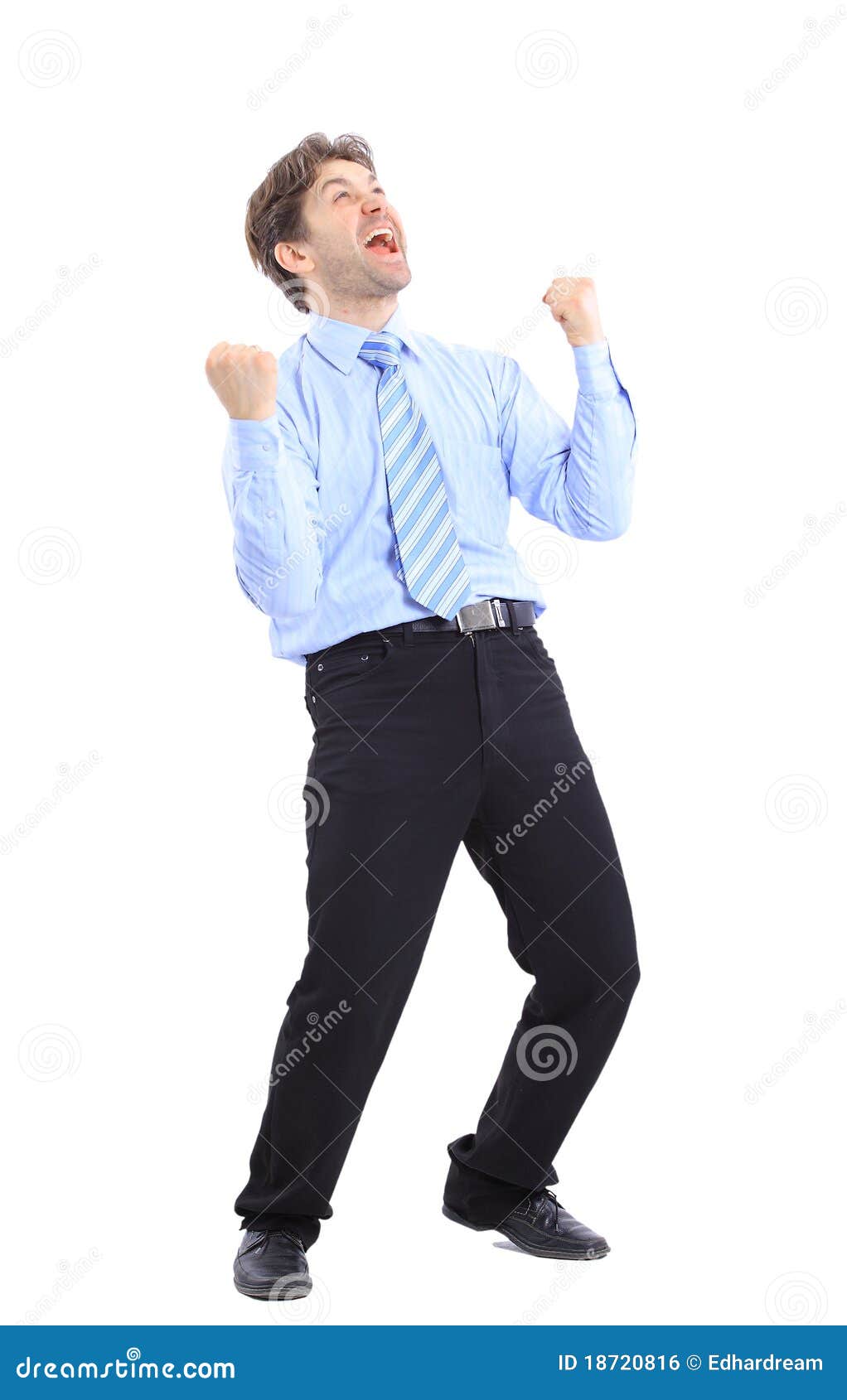 One very happy energetic stock photo. Image of positive - 18720816