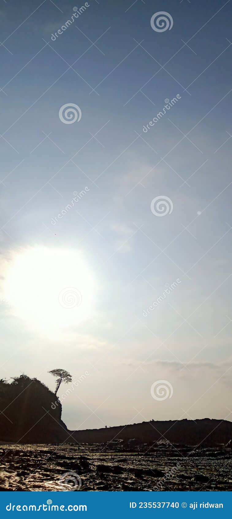 One of view in the beach stock photo. Image of morning - 235537740