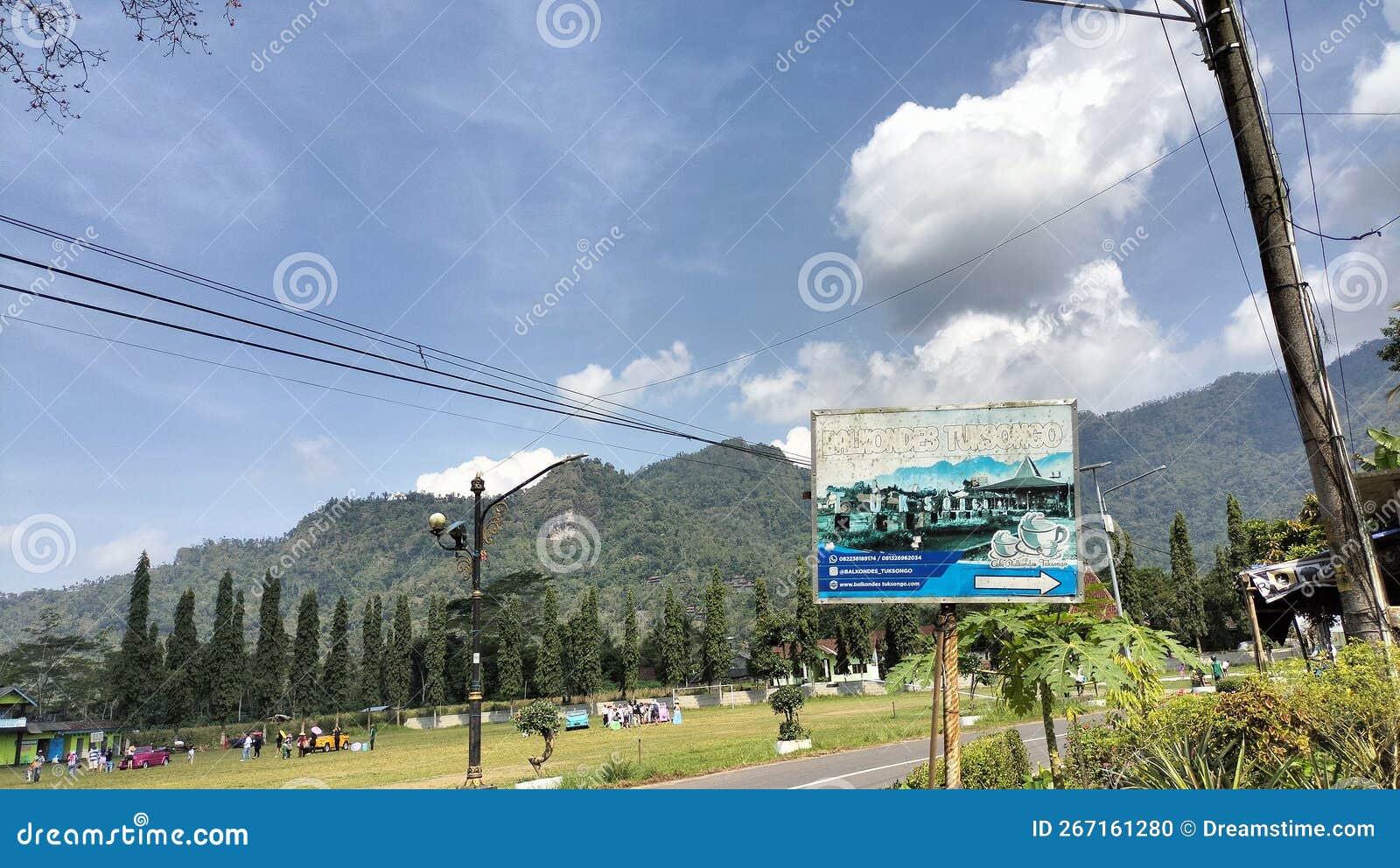 One of the Views in the Jogja Area Stock Photo - Image of town, stadium ...