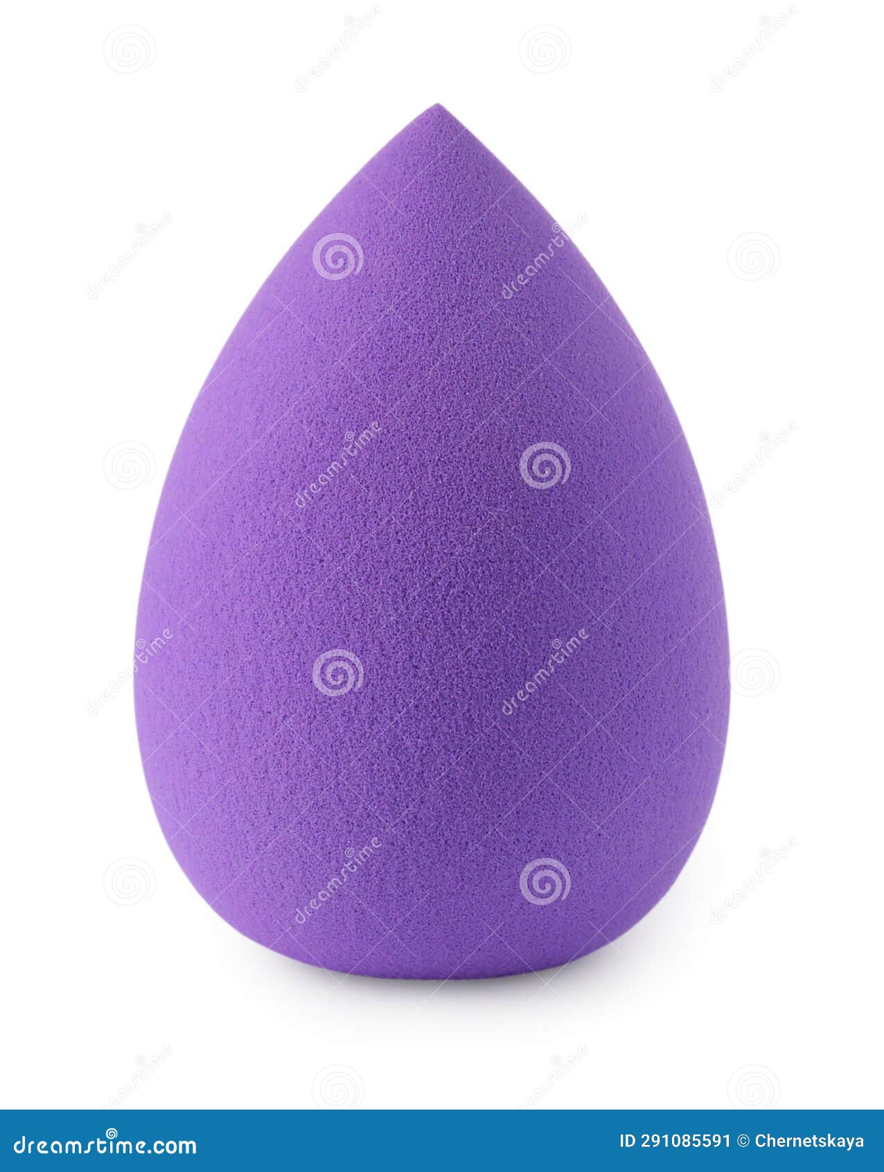 One Violet Makeup Sponge Isolated on White Stock Image - Image of ...