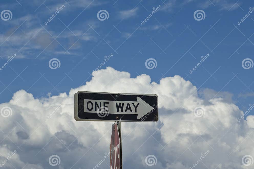 One Way stock image. Image of traffic, arrow, route, street - 11083965