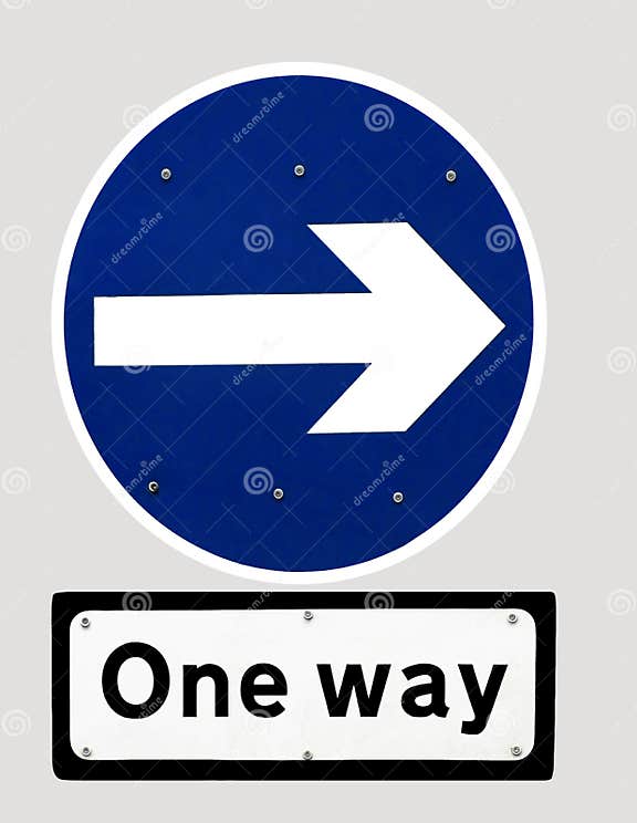 One Way stock illustration. Illustration of transportation - 20726