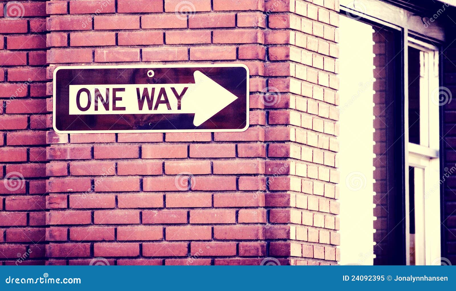 One Way stock image. Image of white, daytime, wall, sign - 24092395