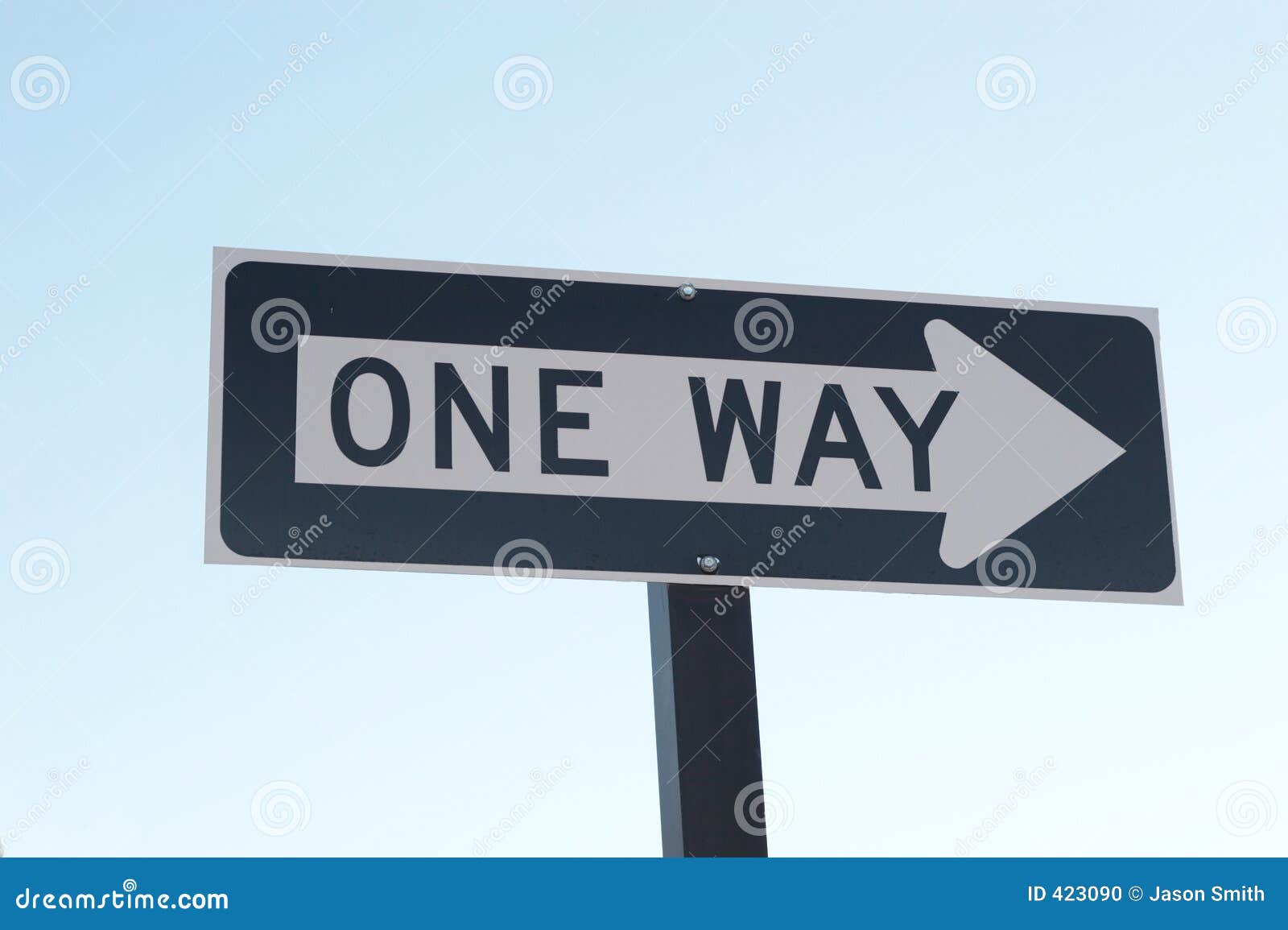 One Way stock photo. Image of direction, rule, automobile - 423090