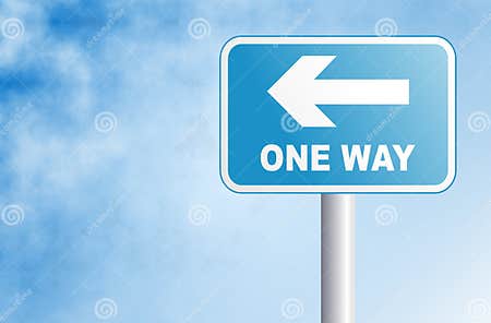 One Way stock illustration. Illustration of outdoors, symbols - 55895