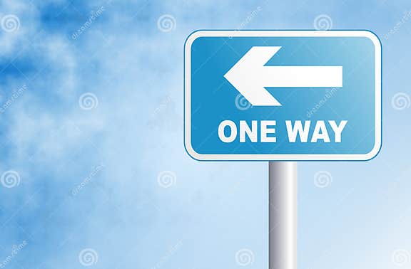 One Way stock illustration. Illustration of outdoors, symbols - 55895