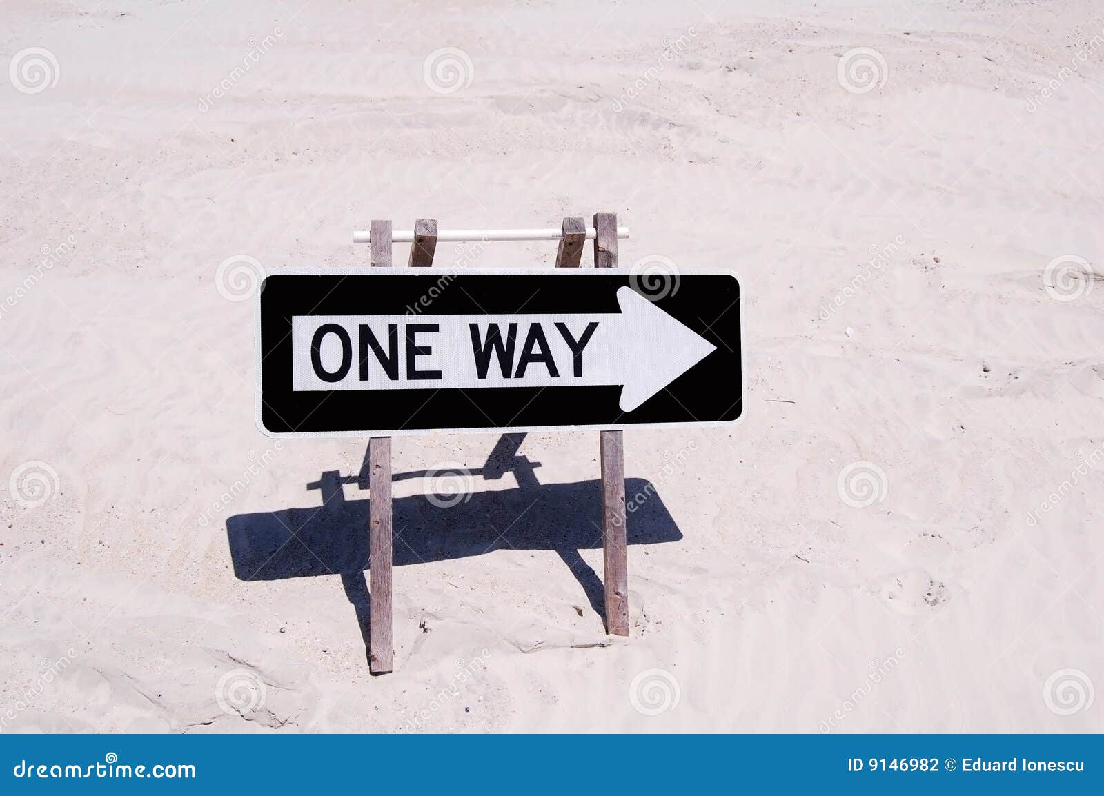 One way stock photo. Image of traffic, notice, transportation - 9146982